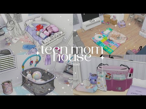 Teen Mom Home 🍼 House Tour | CurseForge Download | Clutter/Furniture CC Folder | The Sims 4