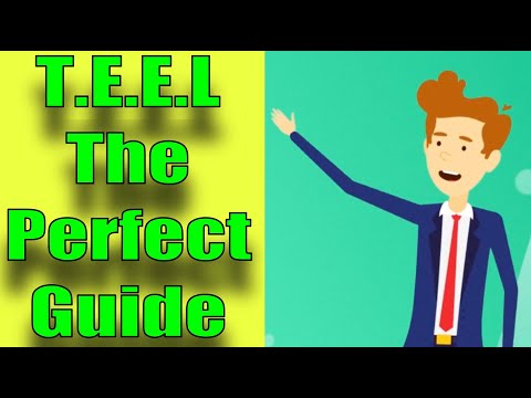 T.E.E.L - The Perfect Guide for Writing a Body Paragraph