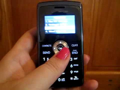 LG enV3 (vx9200) outer screen menu