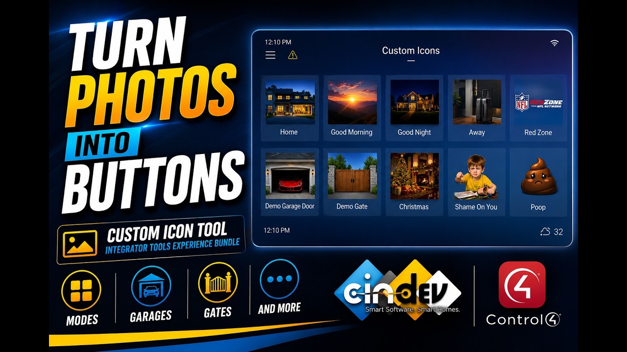 Custom Icon Tool for Control4 | Create Personalized UI Buttons