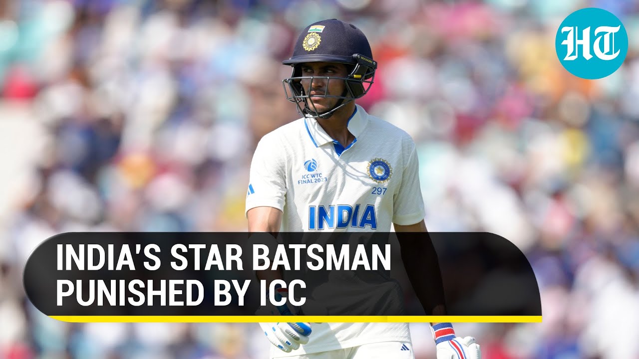 ICC Punishes Indian Opener Shubman Gill For Social Media Post About WTC Final. Here's Why