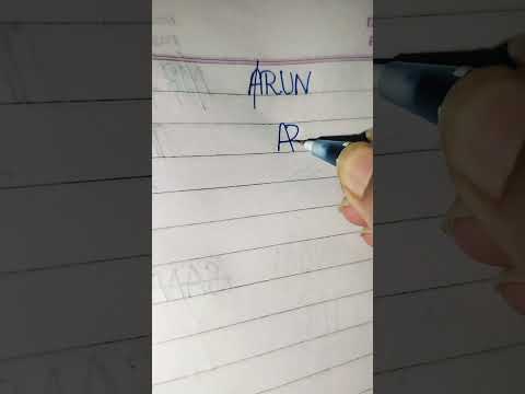 Arun name logo/#shorts #ytshorts #nameart #namedesign #arunnamelogo