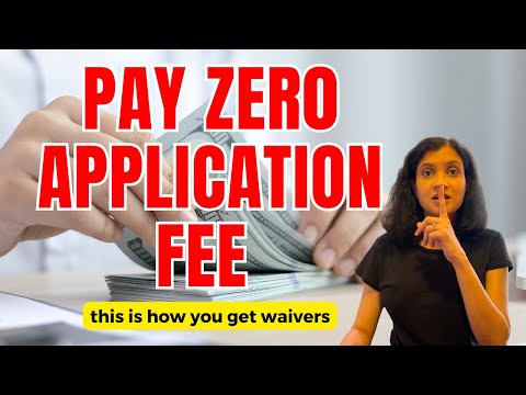 Simplest ways to get MS Application Fee Waiver