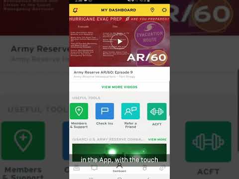 U.S. Army Reserve Double Eagle App: 4 Refer a Friend feature