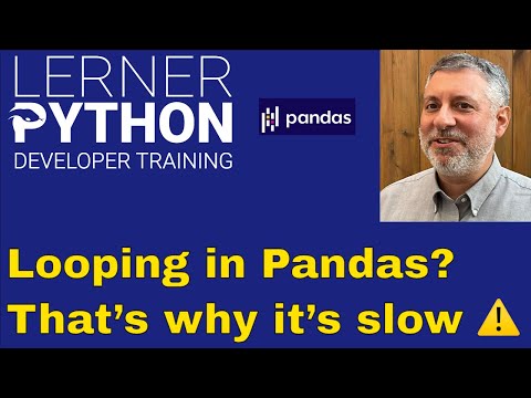 for loops in Pandas? You're doing it wrong.