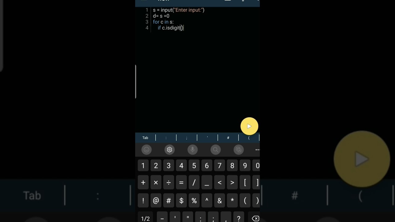 write a python program  that accepts a string and calculate the number of digits and letters.