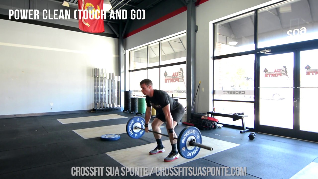 Power Clean (Touch and Go) - Demonstration