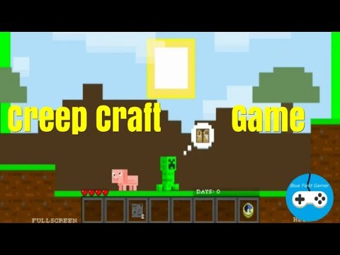 Creep Craft game / MINECRAFT 2D CLONE / Y8