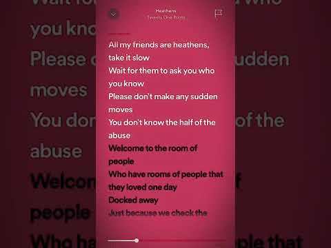 Twenty One Pilots- Heathens - Welcome to the room of people #shorts #song #spotify #fyp