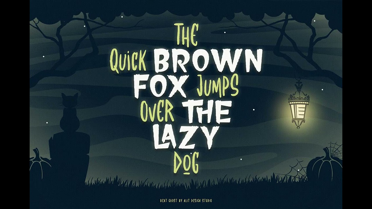 Beat Ghost Font - Download at YouWorkForThem