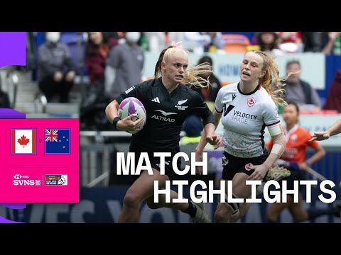 Black Fern PERFECTION 🔥 | Canada v New Zealand | HSBC SVNS Hong Kong 2025 | Women's Match Highlights