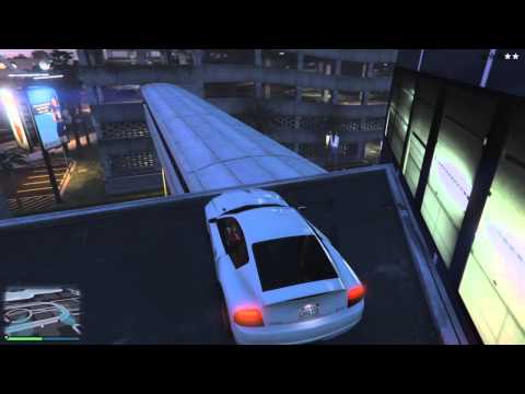 GTA 5 Airport Stunt Jump Fail