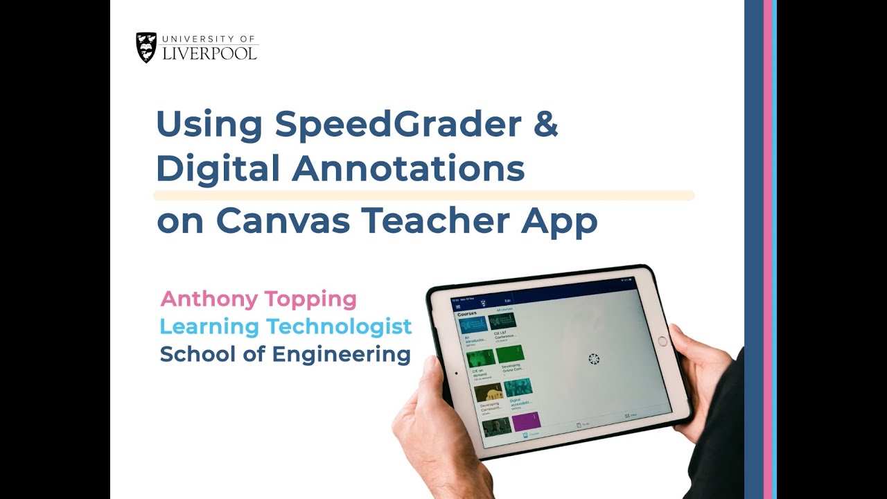 SpeedGrader & Digital Annotations Using Canvas Teacher App