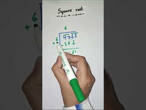 Square root || How to find Square root of any number || Math Tricks || #Shorts 1080p