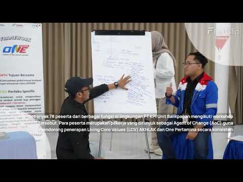 Perkuat Internalisasi AKHLAK, Kilang Pertamina Unit Balikpapan Gelar Workshop LCV AKHLAK & One P