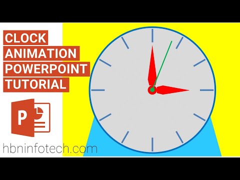 شرح How to Create a Clock Animation PowerPoint Microsoft PowerPoint Tutorial معتمد - منصة معارف