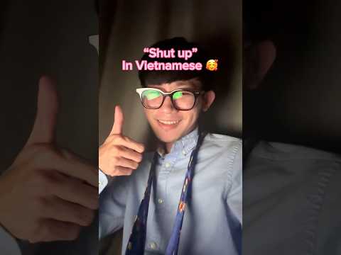 Shut up in Vietnamese #vietnamese #vietnameseslang #ajbrielarson