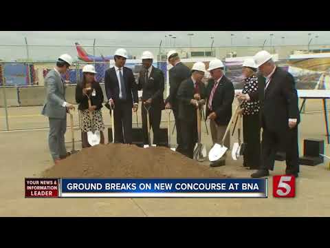 Airport Officials Break Ground On BNA Vision
