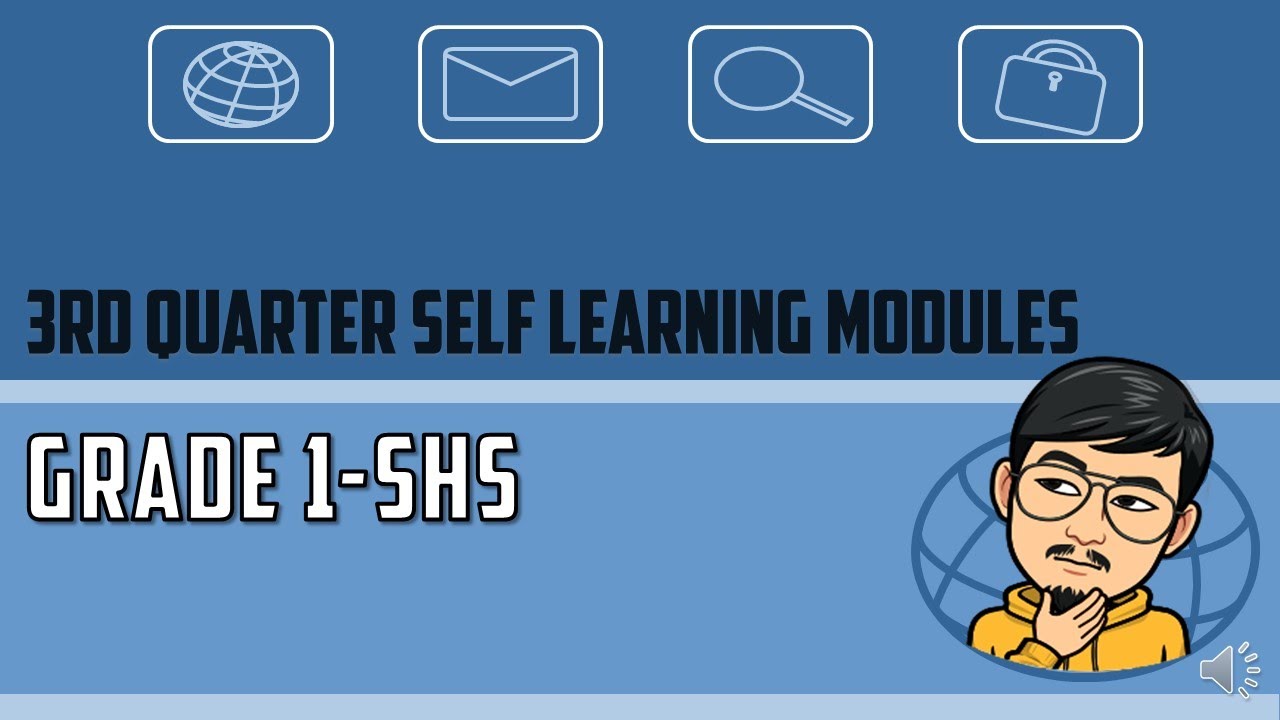 3rd quarter self learning modules GRADE 1 SHS