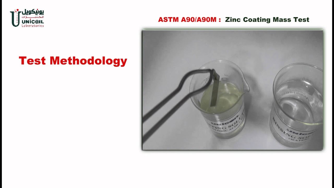 Zinc Coating Mass Test