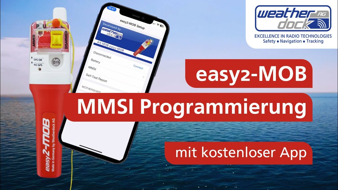 easy2 MOB #App einrichten + MMSI einprogrammieren