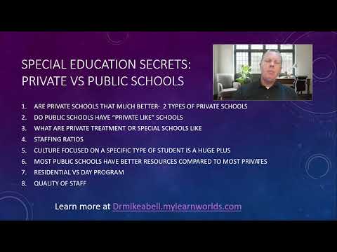 Special Education Secrets: Public vs Private Schools