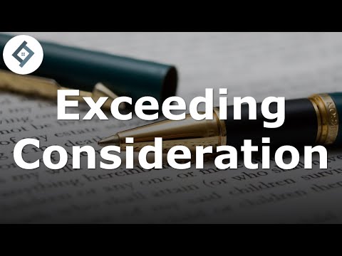 Exceeding Consideration | Contract Law