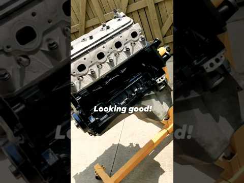 Paint any engine for under $10 #Ls #6.0 #lsx #chevrolet #paint #engine #duplicolr #ls1 #viral #short