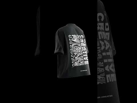 3D Oversized Tshirt Mockup