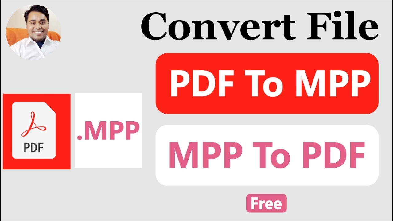 Convert PDF File To MPP | Convert MPP File To PDF File Online Free Tool