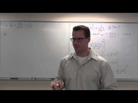 Calculus 2 Lecture 6.1: The Natural Log Function