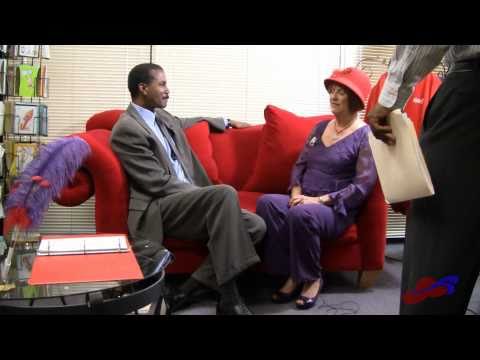 CBS Evening News with Katie Couric Visits the Red Hat Society