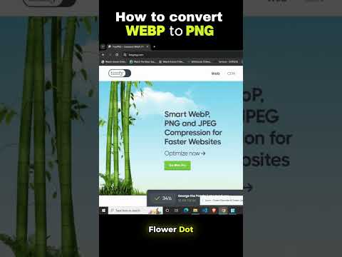 How to convert web to Png | compress your image #webtopng #howtoconvert #techtutorial