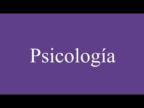 How To Pronounce ''Psicología'' (Psychology) Correctly in Spanish