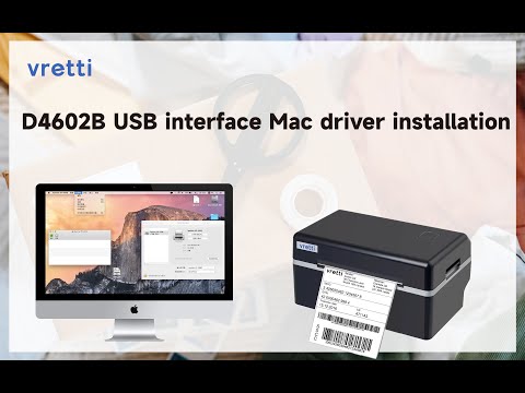 vretti D462B USB interface on Mac driver installation.
