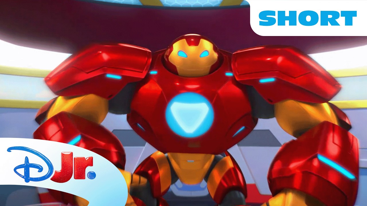 Giant Size Iron Friends! 💪✨ | Meet Iron Man and his Awesome Friends | @disneyjr x @MarvelHQ