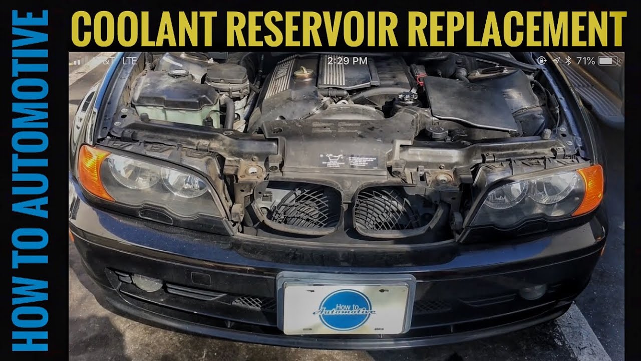3 Series E46 Radiator Reservoir Expansion Tank Replacement