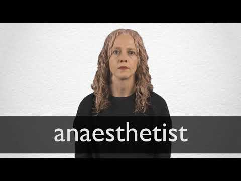 How to pronounce ANAESTHETIST in British English