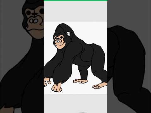 🔴 HOW TO COLOR A GORILLA