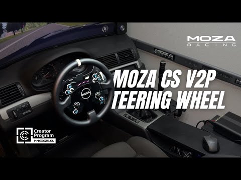 Elevate your Sim Racing Experience with the MOZA CS V2P Steering Wheel