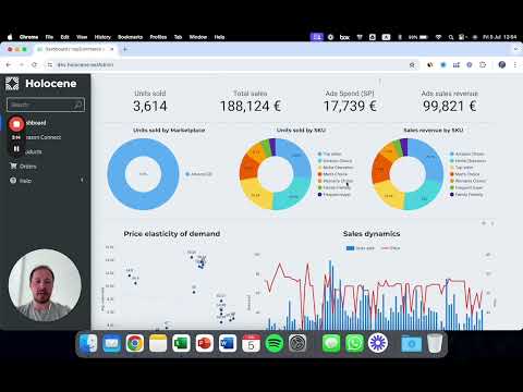 Pricing optimisation software | Dashboard overview