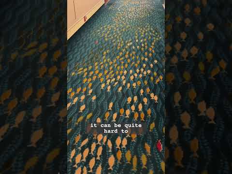 This cruise ship carpet has a hidden meaning. ⚓️🛳️ #shorts #cruiseship #ncl