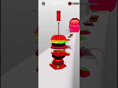 BIGGEST BURGER EVER! I Need HELP!🍔🤯 XXL SIZE BURGER 3D #shorts #gameplay #games #gaming lvl.79