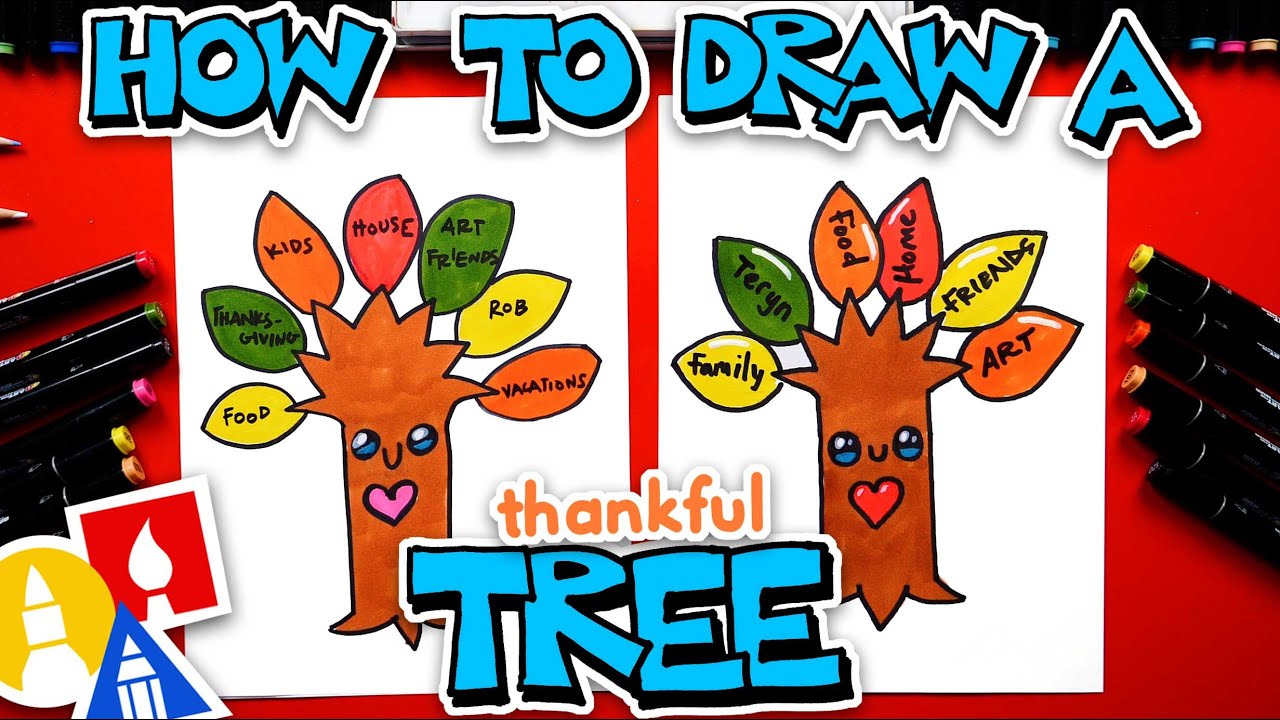 How To Draw A Thankful Tree