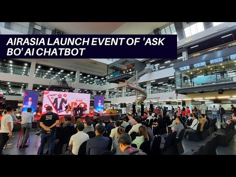 LAUNCH OF AIRASIA'S 'ASK BO' AI CHATBOT | Airline and Aviation Events