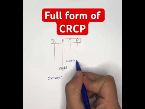 Full form of CRCP #shorts #short #vocabulary #englishvocabulary