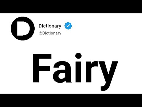 Fairy Meaning In English