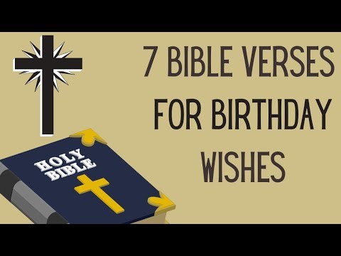 7 Bible Verses For Birthday Wishes