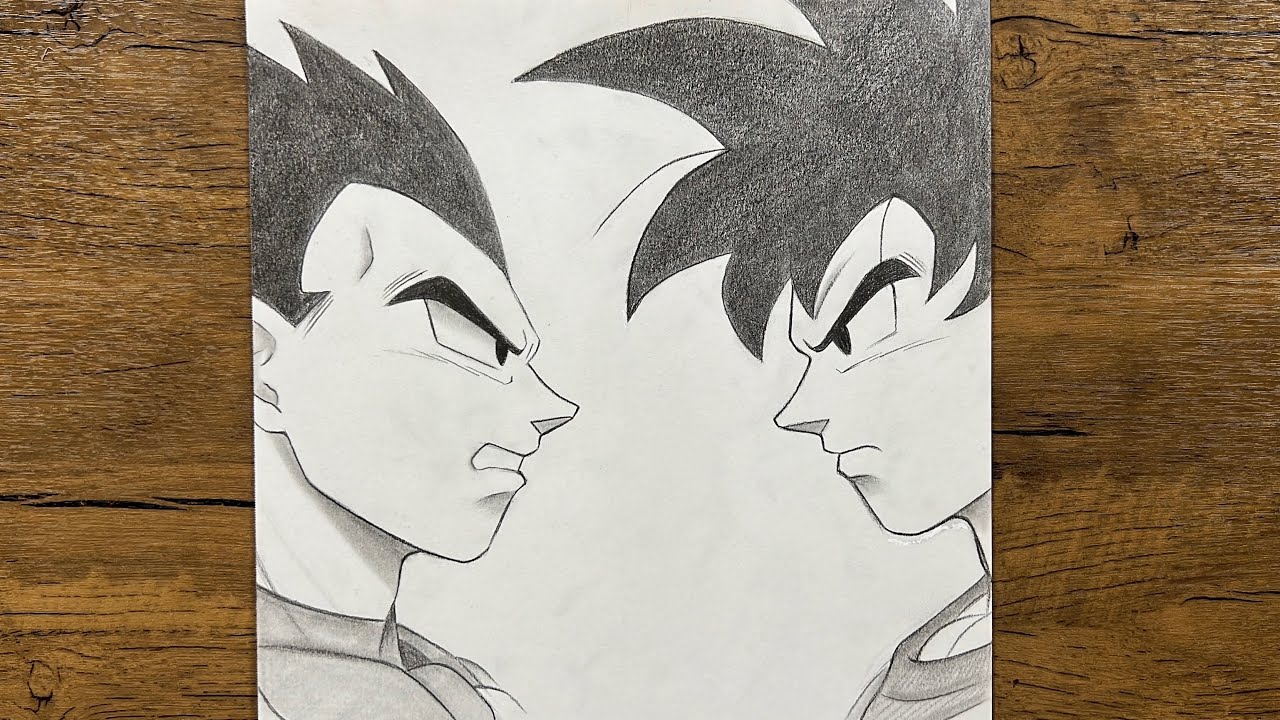 Goku vs Vegeta Drawing Tutorial – Step-by-Step for Beginners