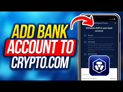 How to Add Bank Account to Crypto.com to Link Transfer USD to Buy Bitcoin BTC Cryptocurrency Money